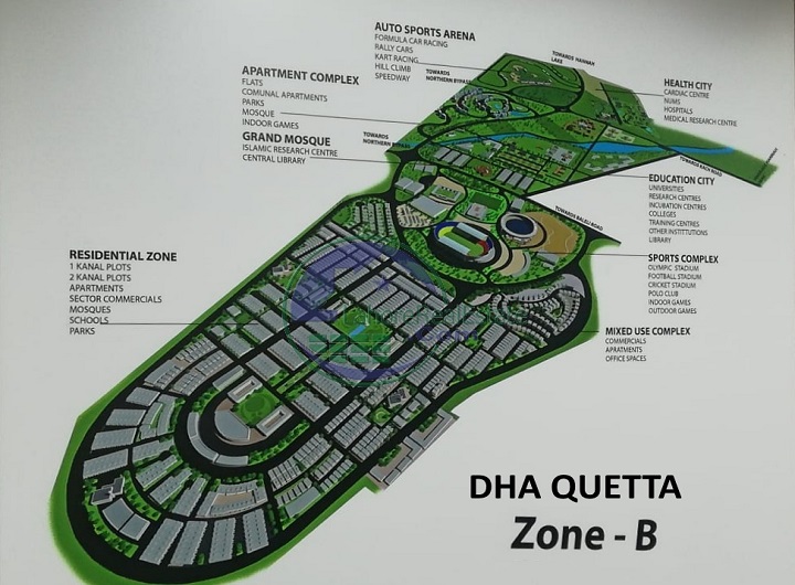DHA Quetta Installment Plots Booking Form Payment Plan & Ballot Map ...