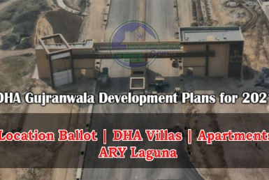 DHA Gujranwala news Installment Files, Plots for Sale Location Map | LRE