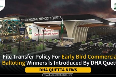 DHA Quetta Installment Plots Booking Form Payment Plan & Ballot Map Cash Files Rate Lahore Real ...