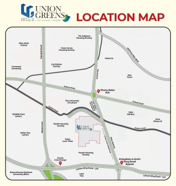 Union Green Phase 2 | Pine Avenue | Plots on Installment | Lahore Real ...